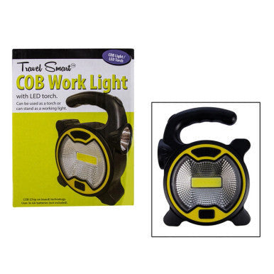 Black COB LED Torch and Lantern - Versatile Working Light | Mega Cart