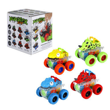 Friction-Powered Monster Jeep Toy - Various Colours Available | Mega Cart