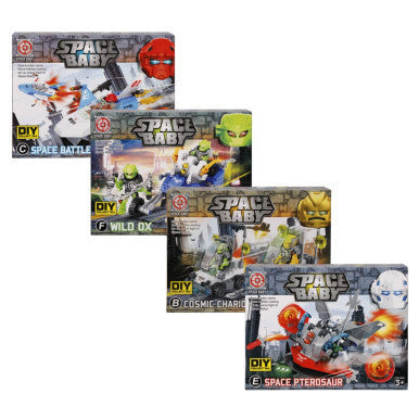 Realistic Space Themed Building Blocks for Kids, Assorted Colours, Ages ...