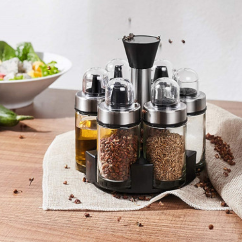 Rotating Seasoning Rack Set | Mega Cart