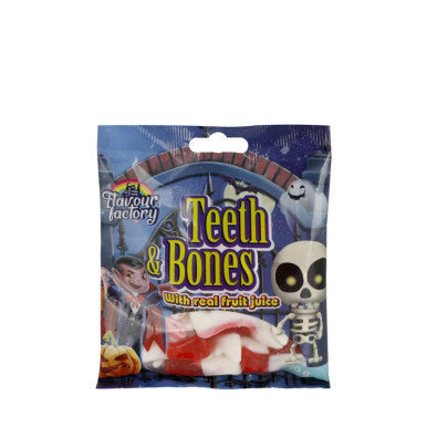 Teeth & Bones Candies 90g, Sweets Flavour Factory, Assorted Flavors ...